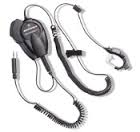 Integrated Ear Microphone & Receiver with Snap-on-Side PTT