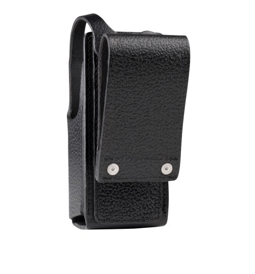 PMLN5029 Hard Leather Carry Case with 3" Swivel Belt Loop - Radio Two Way