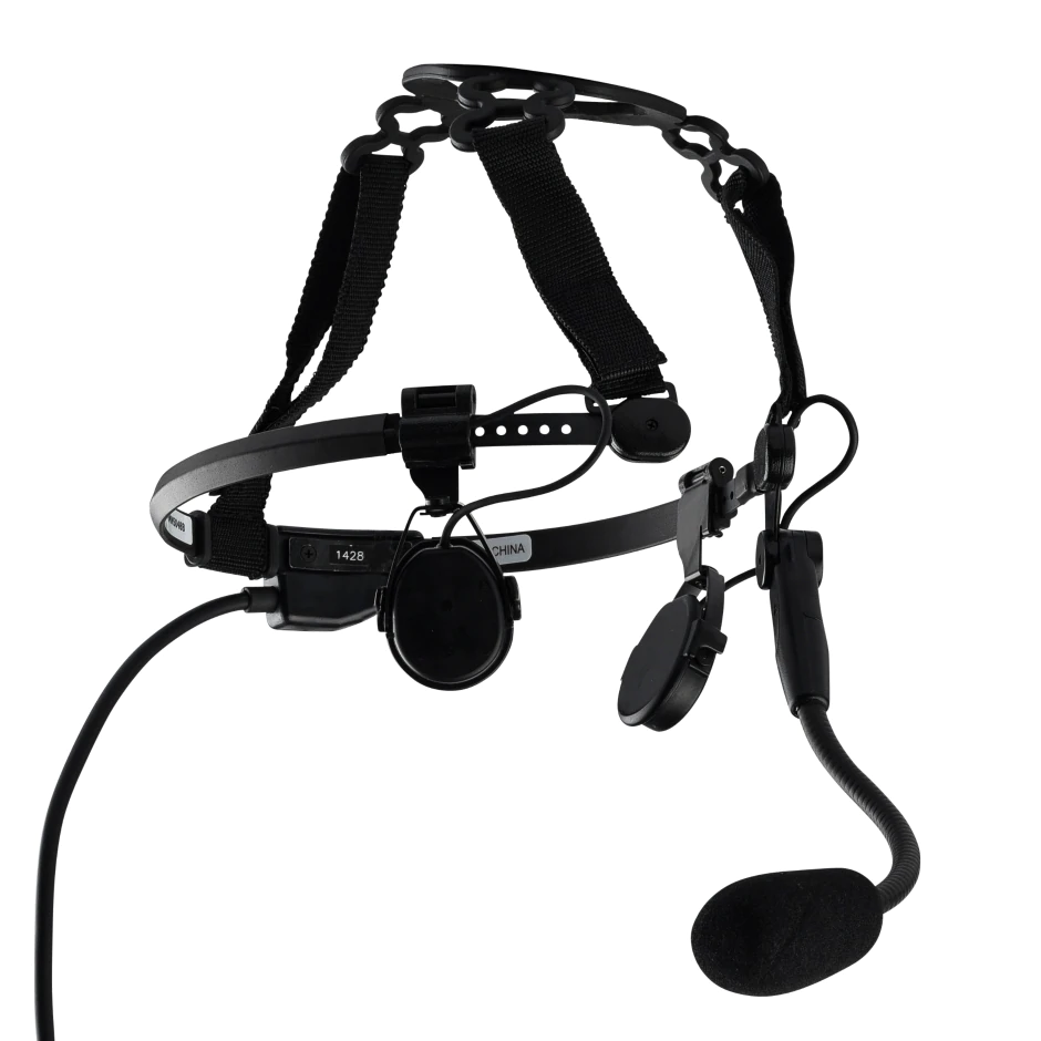 Motorola RMN5048 - Rugged Temple Transducer Headset - Radio Two Way