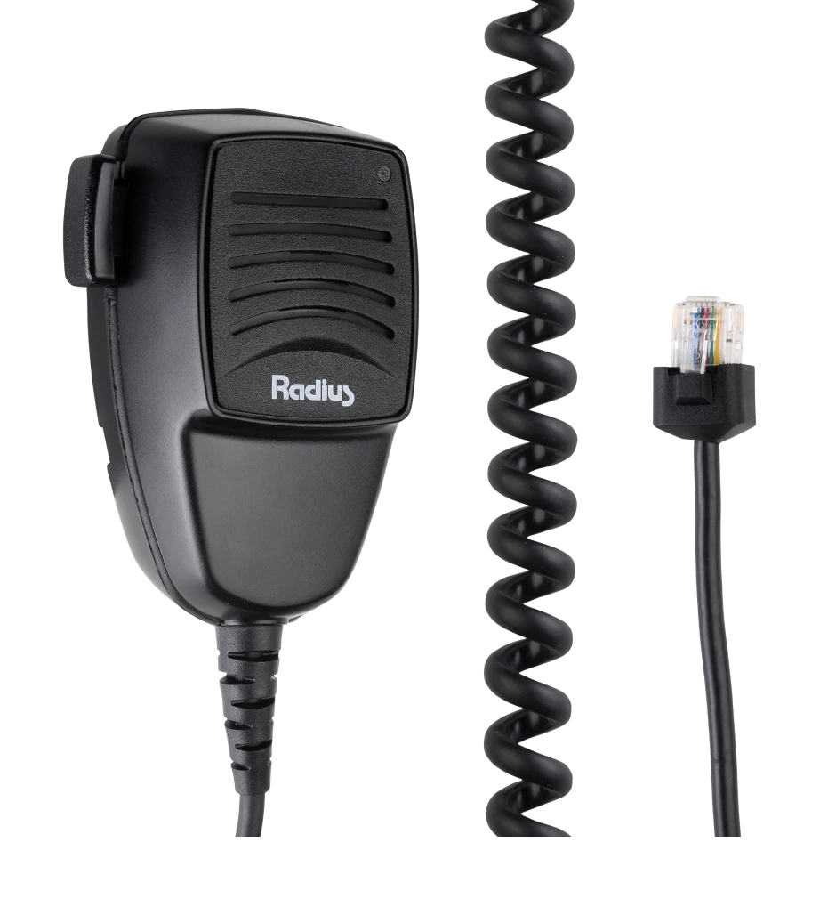 HMN3174, Compact Microphone with 7 Foot Cord for Radius Mobiles